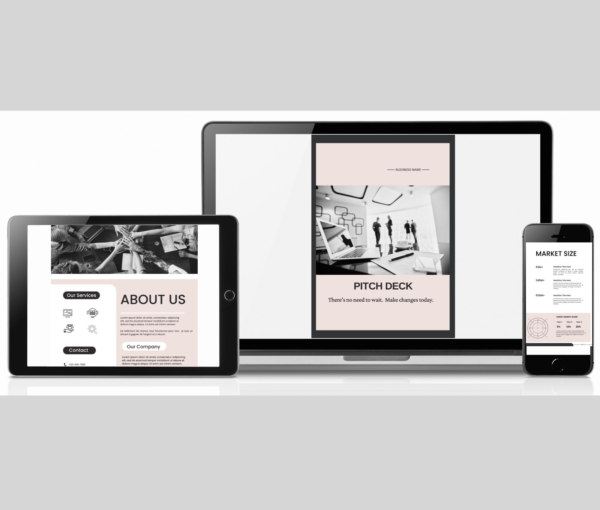 Pitch Deck Template | Word, Powerpoint, Canva & Adobe Indesign Template ...