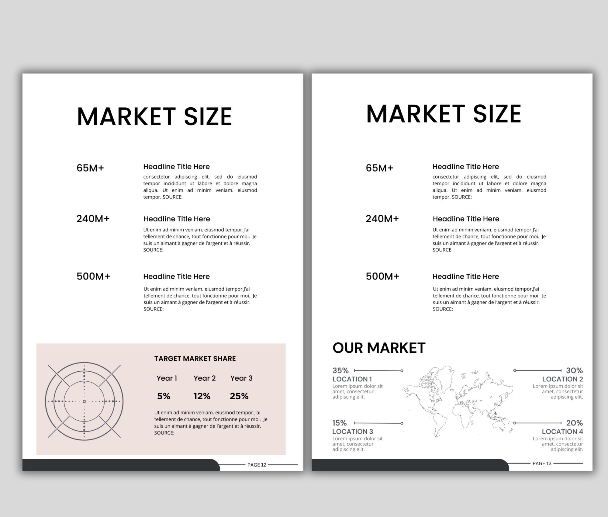 Pitch Deck Template | Word, Powerpoint, Canva & Adobe Indesign Template ...