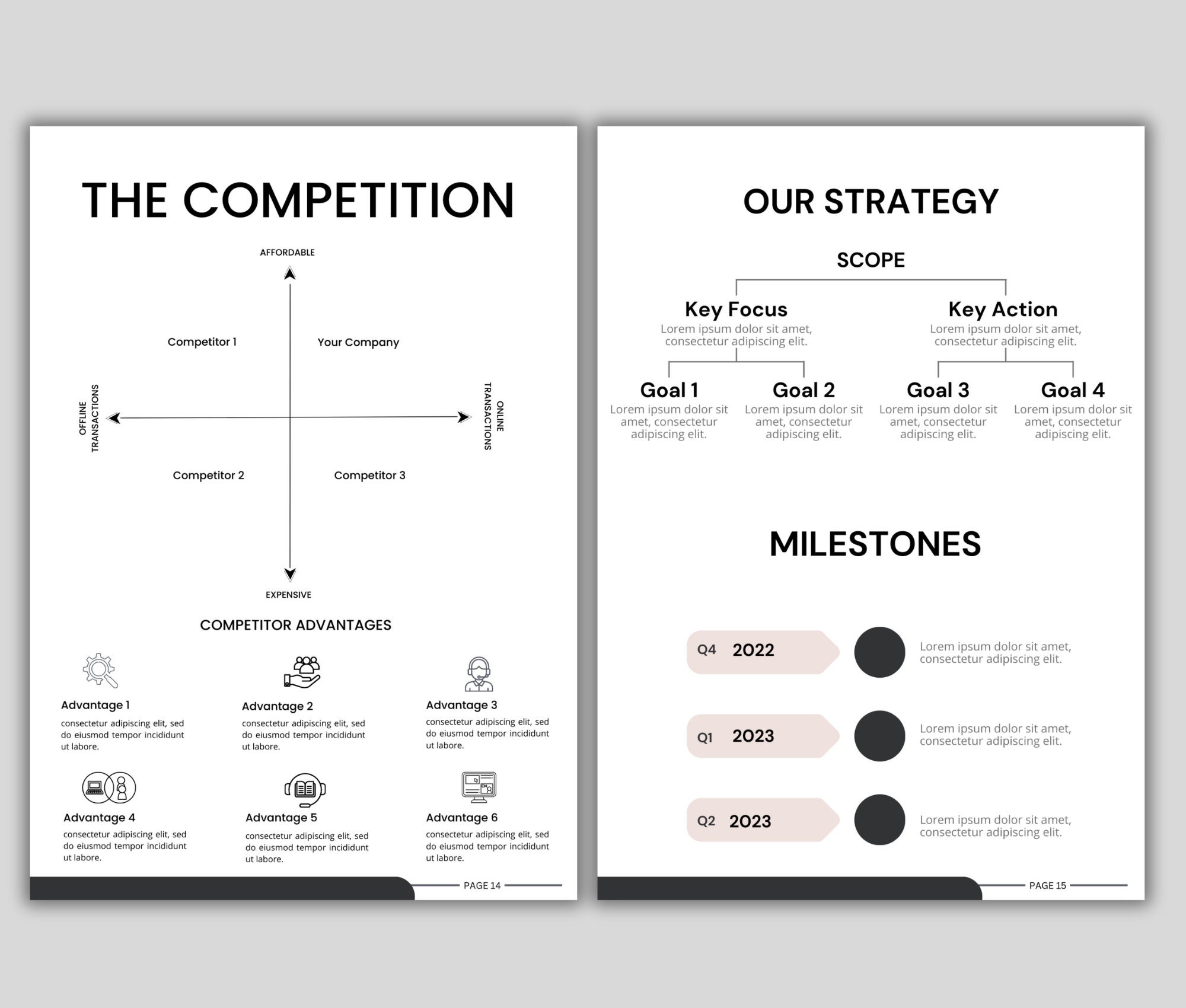 Pitch Deck Template | Word, Powerpoint, Canva & Adobe Indesign Template ...