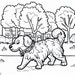 Dogs Walk at Park in Coloring Page, Adults + Kids- Instant Download ...
