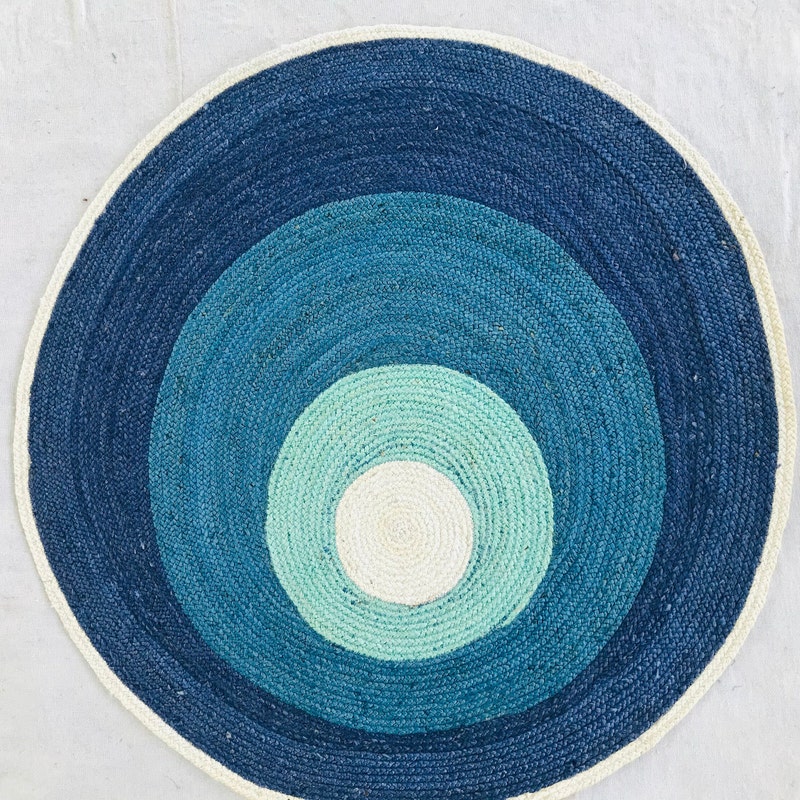 Round Jute Rug - Etsy