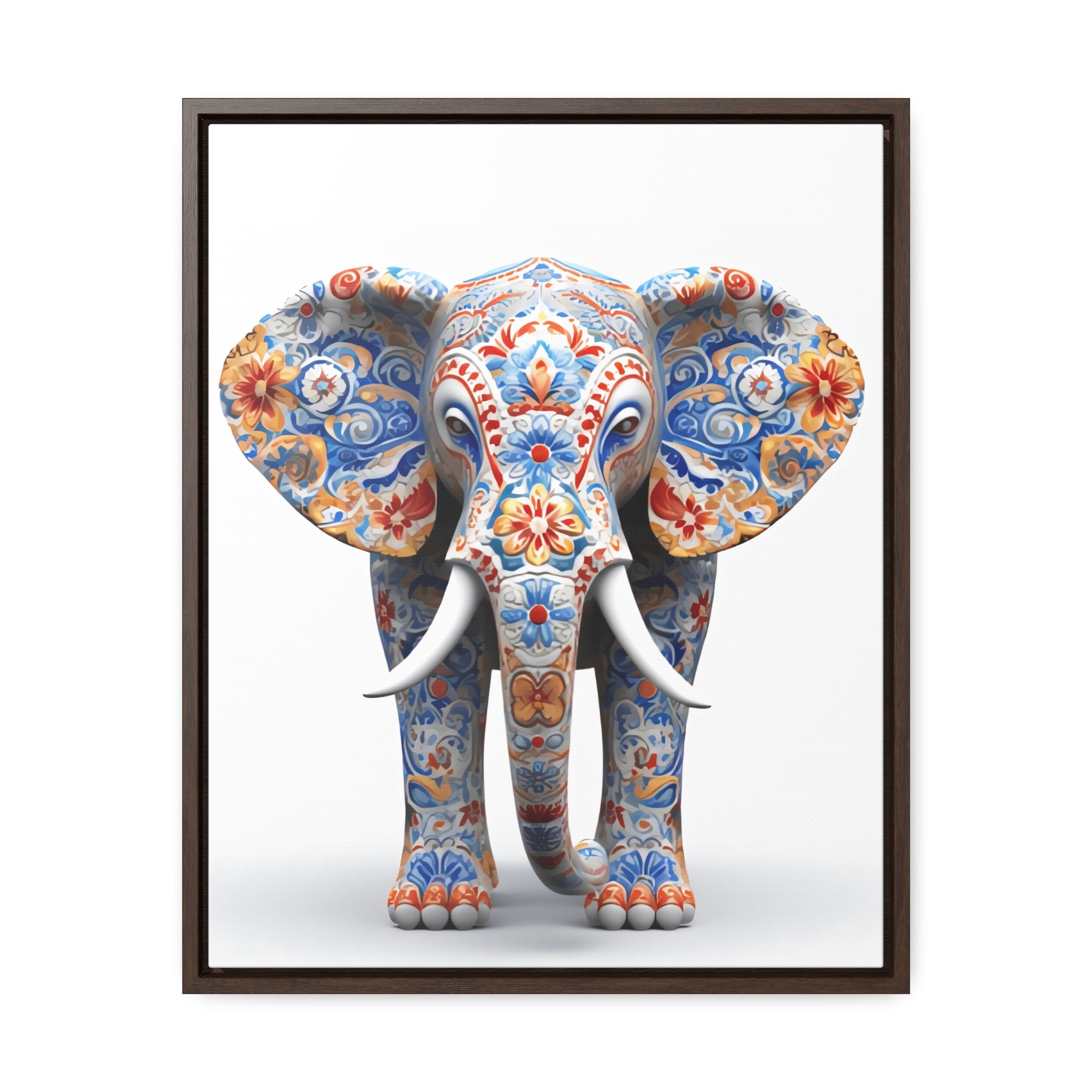 Mexican Art Elephant V2 Gallery Canvas Wraps Vertical - Etsy