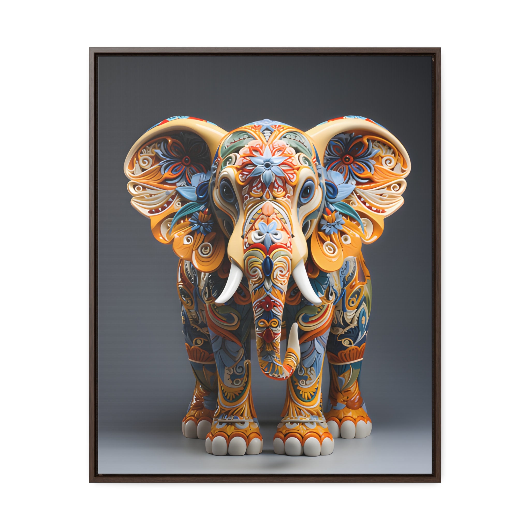 Mexican Art Elephant C3 Gallery Canvas Wraps Vertical - Etsy
