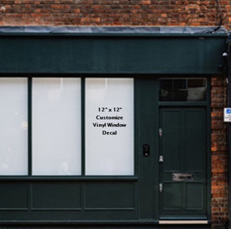 Custom Vinyl Lettering Custom Window Signs Personalized - Etsy