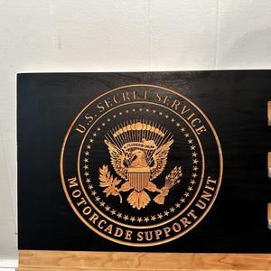 Custom Secret Service Challenge Coin Holder - Etsy