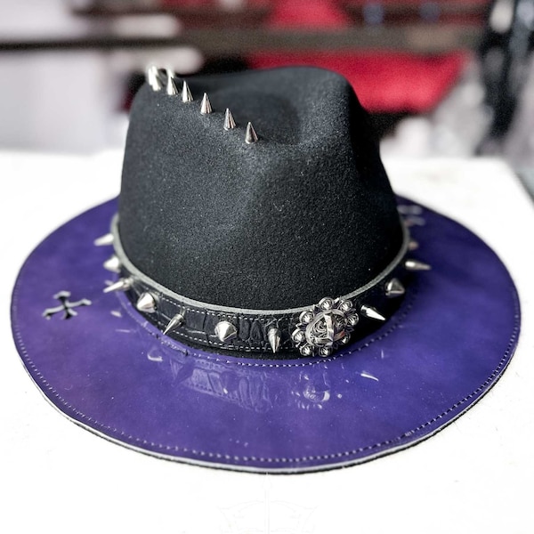 Goth Rock Sun Hat - Etsy