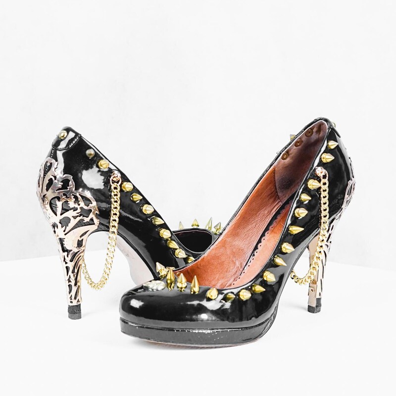 Punk High Heels - Etsy