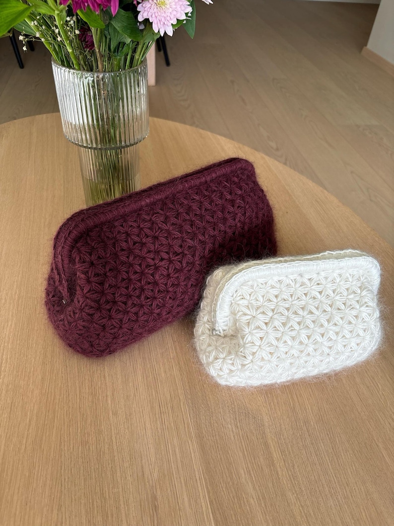 Norsk Hekleoppskrift + Video – Clutch – Heklet Veske (PDF Oppskrift) - Etsy