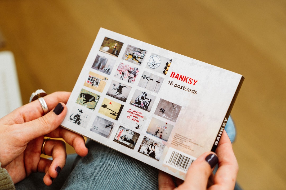 Banksy Postcards, Set of 18, Banksy Girl With Balloon, Thank You Card ...