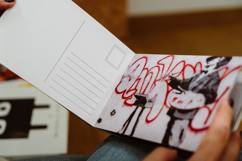 Banksy Postcards, Set of 18, Banksy Girl With Balloon, Thank You Card ...