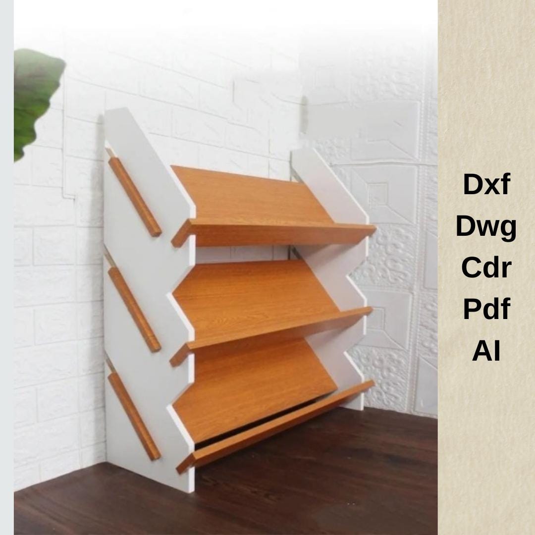 Cnc Cutting Files,dxf Files,wood Shelf Model,vcarve Files,cutting ...