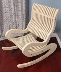 CNC CUTTING FILE Wooden Rocking Chair, Cnc Rocking Chair, Laser Cut ...