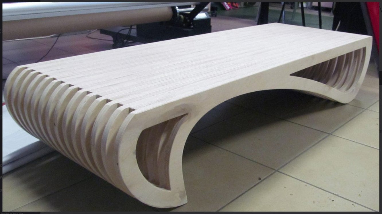 CNC CUTTING FILE Wooden Parametric Bench, Cnc Bench, Laser Cut Files ...