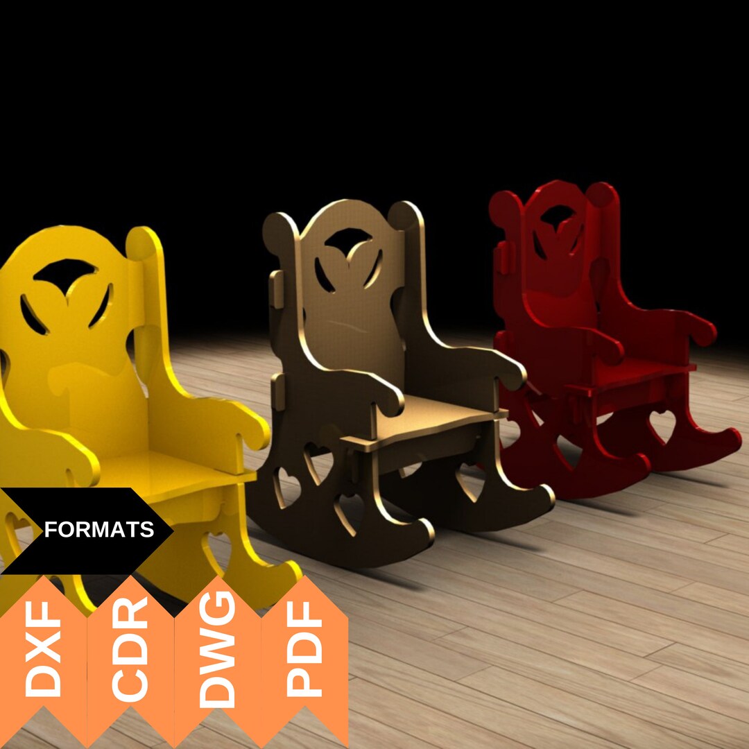 CNC CUTTING FILE Wooden Nursery Furnitures, Cnc Nursery Furnitures ...