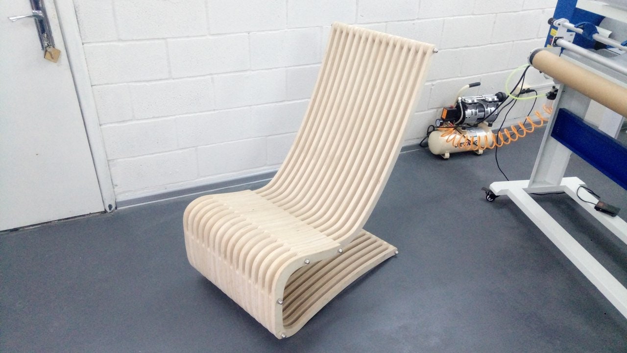 CNC CUTTING FILE Wooden Chair, Cnc Chair, Laser Cut Files, Cnc Files ...