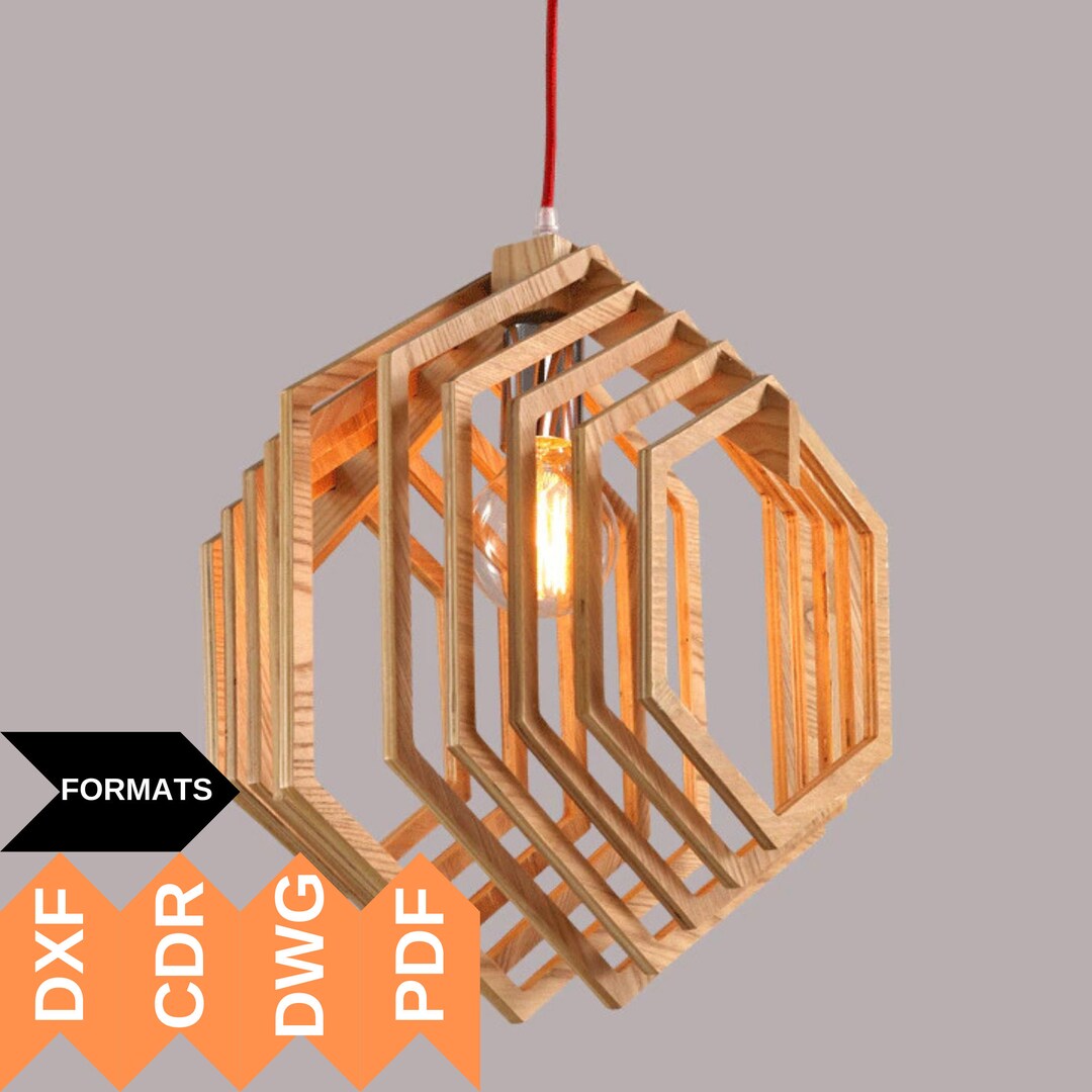 CNC CUTTING FILE Wooden Chandelier, Cnc Chandelier, Laser Cut Files ...