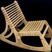 CNC CUTTING FILE Wooden Rocking Chair, Cnc Rocking Chair, Laser Cut ...