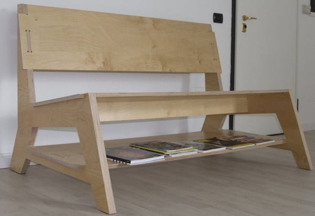 Parametric Bench Bench Cnc Dxf Files Cnc Furniture Bench - Etsy