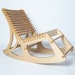 CNC CUTTING FILE Wooden Rocking Chair, Cnc Rocking Chair, Laser Cut ...