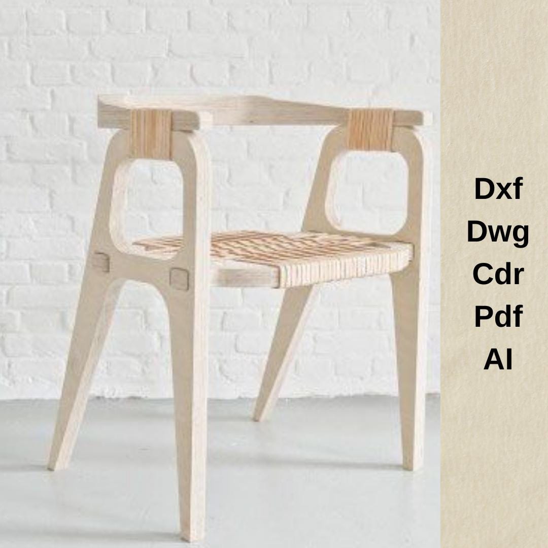 Cnc Cutting Files,wood Chair Model,cnc Machine,cnc Router,chair Drawing ...