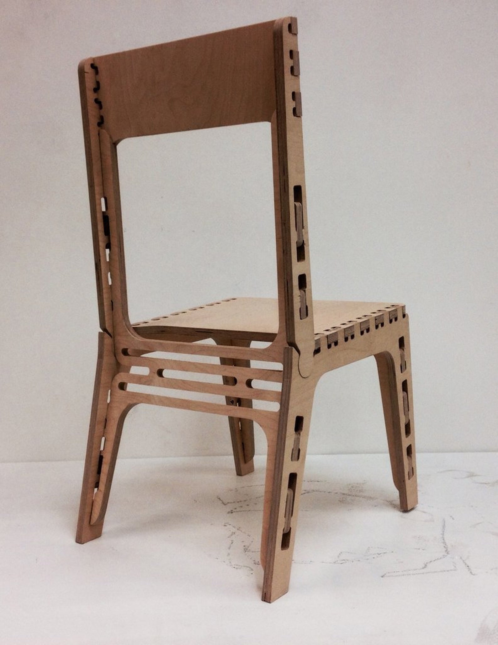 CNC CUTTING FILE Wooden Chair, Cnc Chair, Laser Cut Files, Cnc Files ...