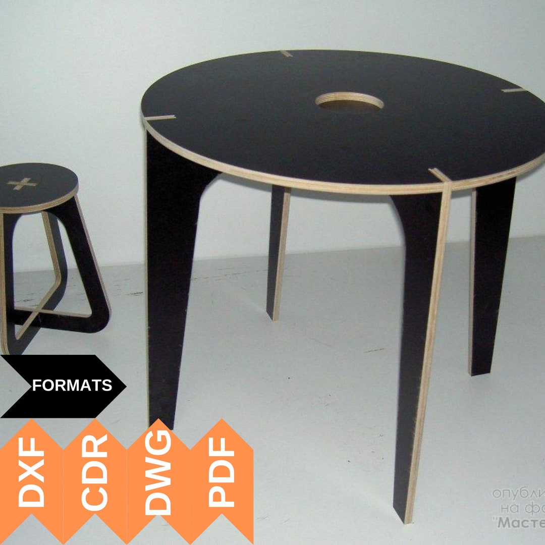 CNC CUTTING FILE Wooden Table, Cnc Table, Laser Cut Files, Cnc Files ...