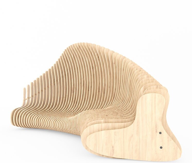 Parametric Design,parametric Bench Model,wood Furniture,cnc Cutting ...