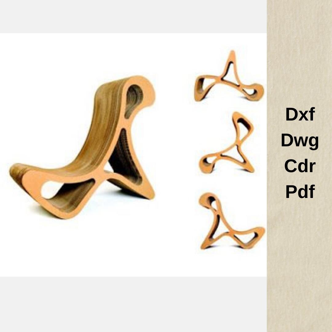 Cnc Chair Cut Files,parametric Chair Model,wood Chair Cut,cnc Router ...