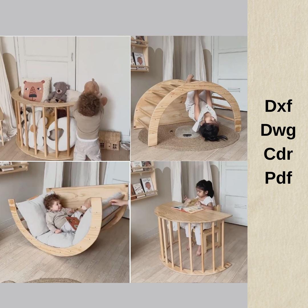 Cnc Cutting File, Children's Playground, Multi-purpose Children's ...