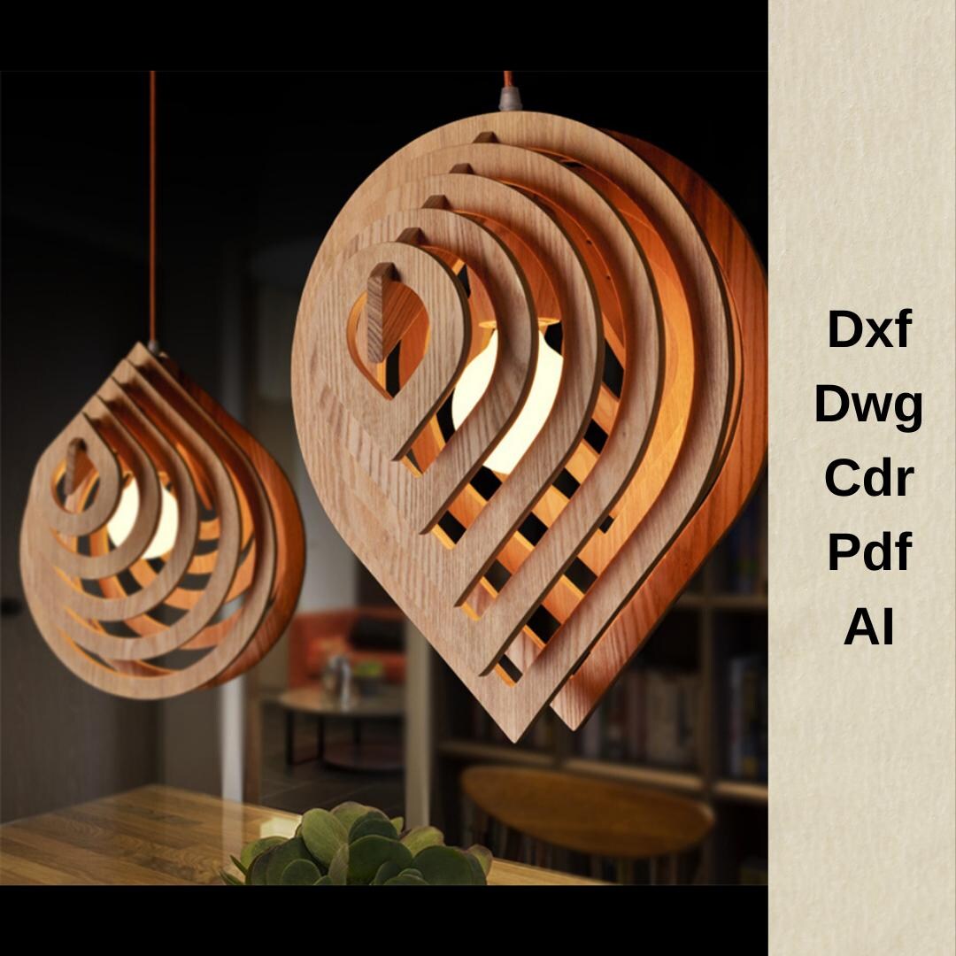 Cnc Cutting Files,cnc Lighting Model,wood Light Model,dxf Files,cutting ...