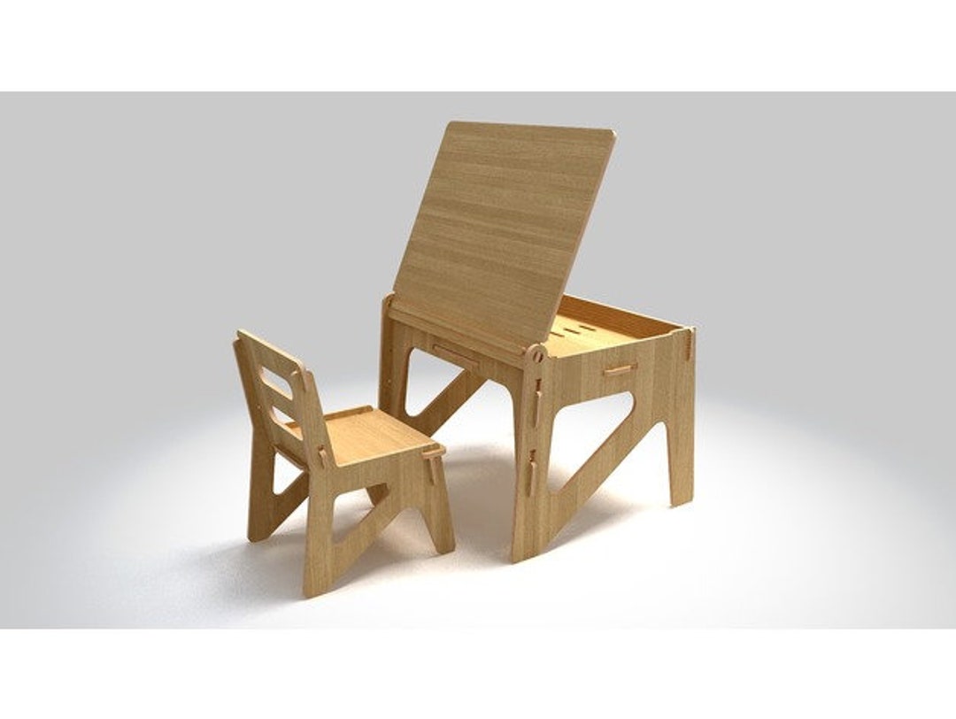 CNC CUTTING FILE Wooden Desk, Cnc Desk, Laser Cut Files, Cnc Files, Dxf ...