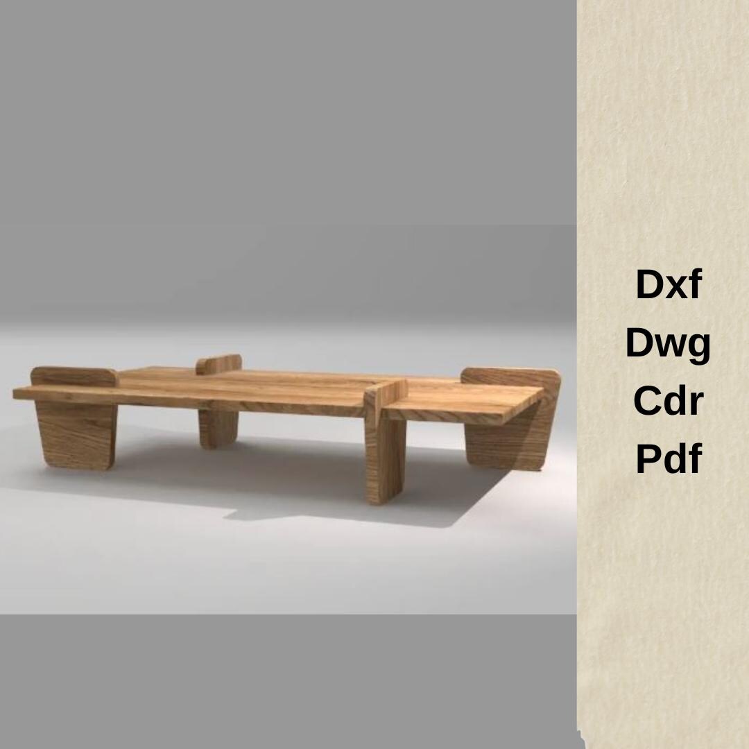 Cnc Cutting Files,dxf Files for Cnc,wooden Coffee Table,cnc Furniture ...