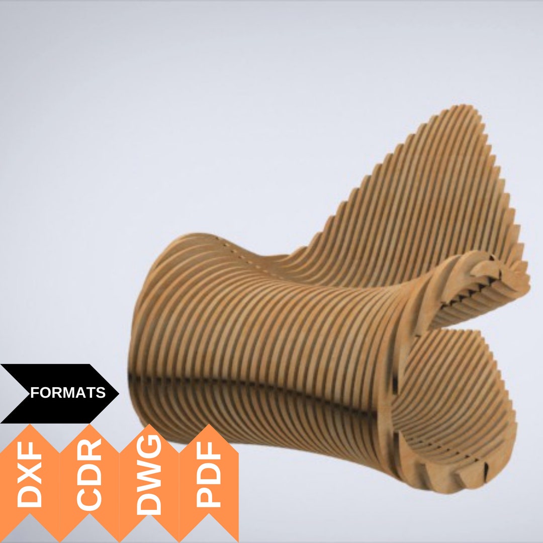 CNC CUTTING FILE Wooden Rocking Chair, Cnc Rocking Chair, Laser Cut ...