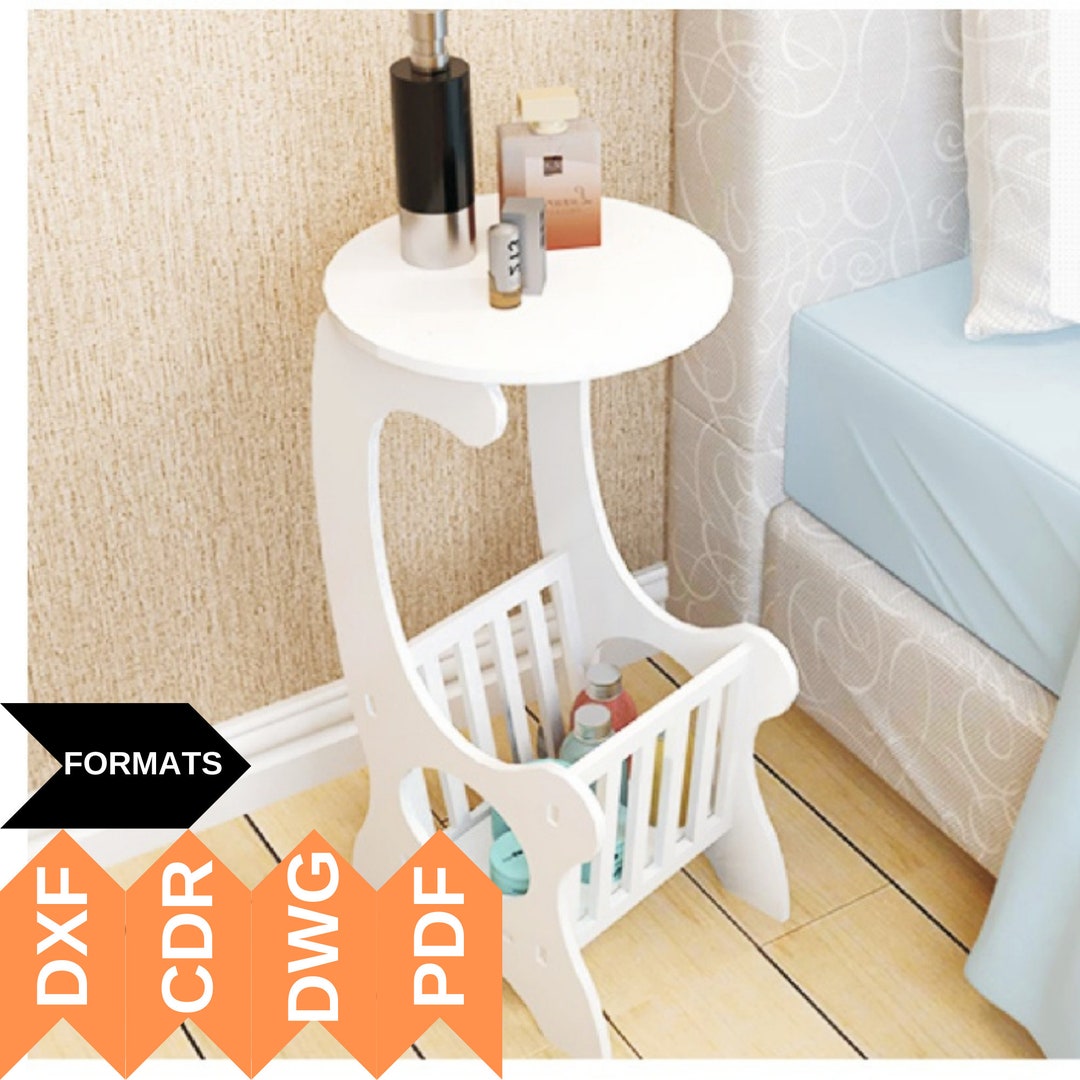 CNC CUTTING FILE Wooden Functional Table, Cnc Table, Laser Cut Files ...