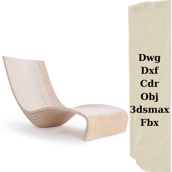 Parametric Desing,cnc Cutting Files,cutting Machine Files,wood Chair ...