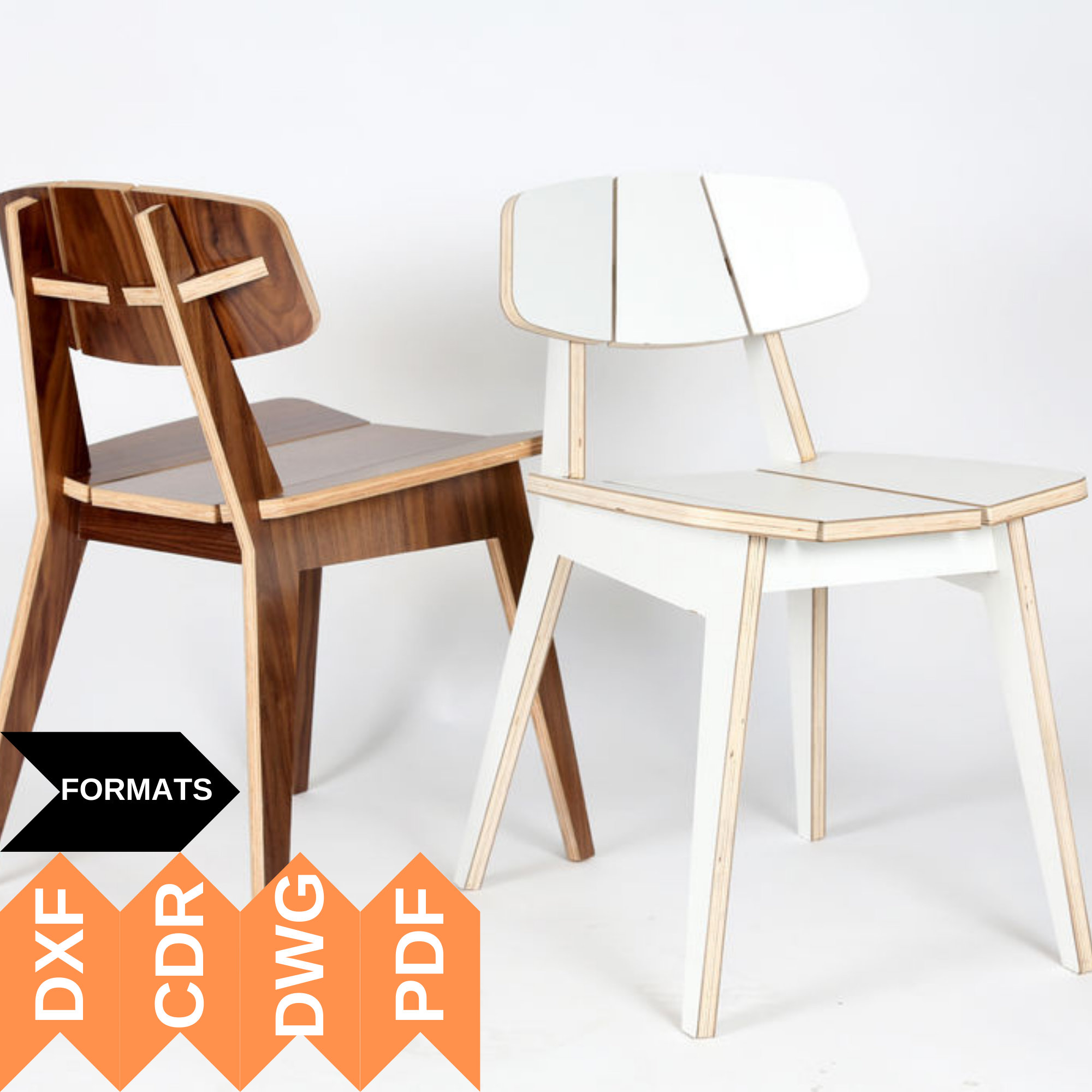 CNC CUTTING FILE Wooden Chair, Cnc Chair, Laser Cut Files, Cnc Files ...