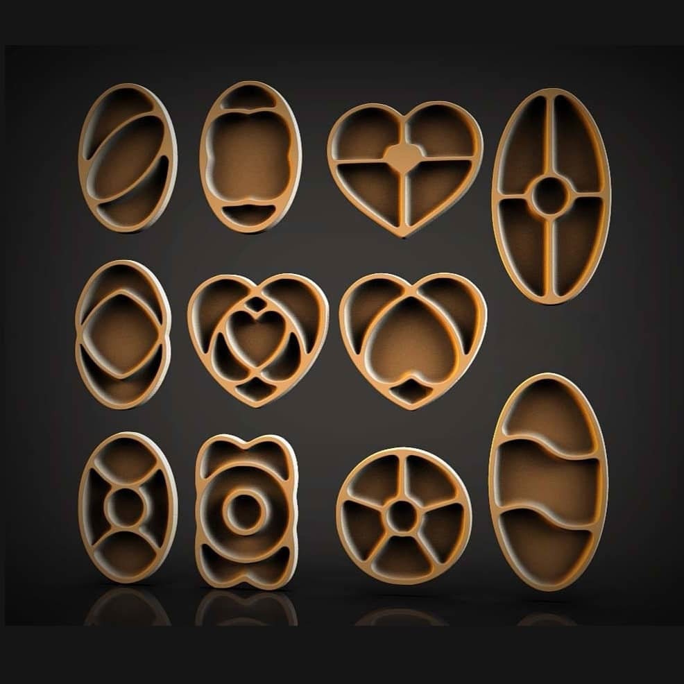 LASER CUTTING FILE Wooden Bowls and Snack Bowls Laser Cutting Files ...