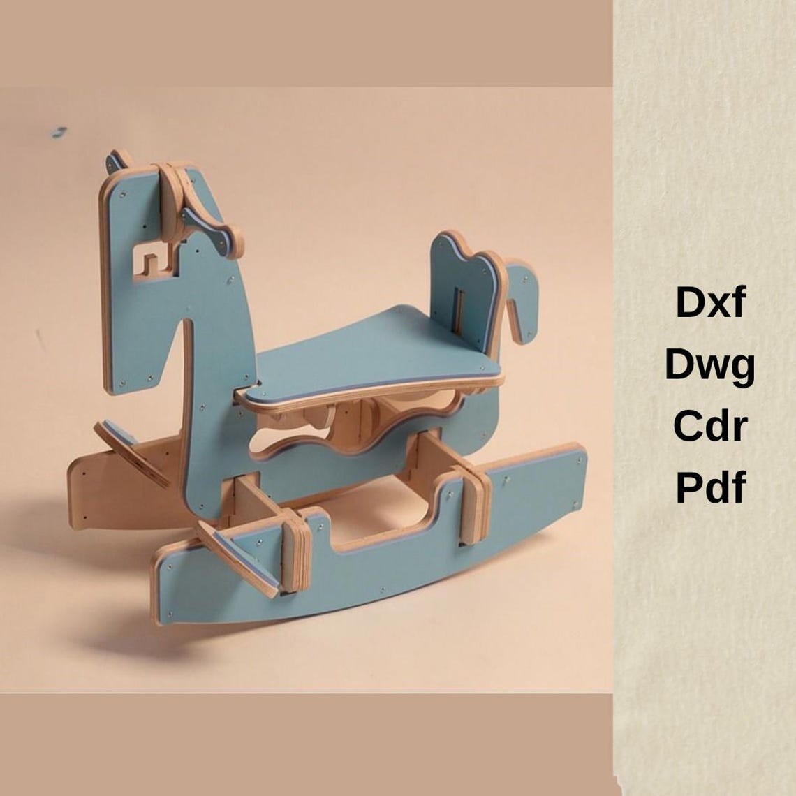 Cnc Cutting Files,cnc Machine,kids Rocking Chair,rocking Horse Model ...