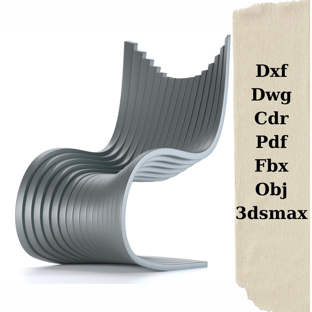 Parametric Chair Mega Pack,cnc Cutting Files,dxf Files for Cnc,cutting ...