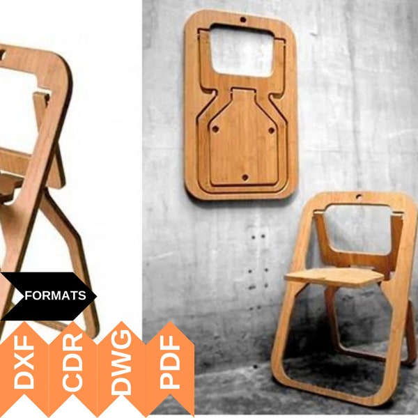 Wooden Folding Chair - Etsy