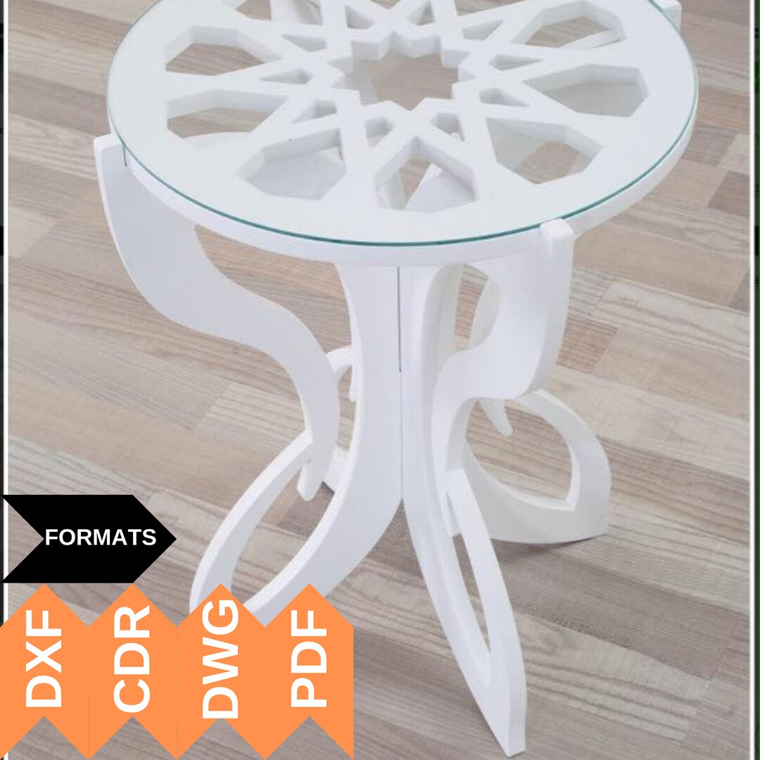CNC CUTTING FILE Wooden Coffee Table, Cnc Coffee Table, Laser Cut Files ...