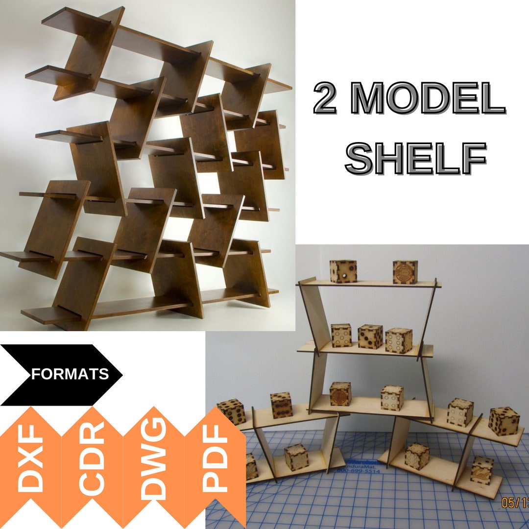 CNC CUTTING FILE Wooden Decorative Shelf, Cnc Shelf, Laser Cut Files ...