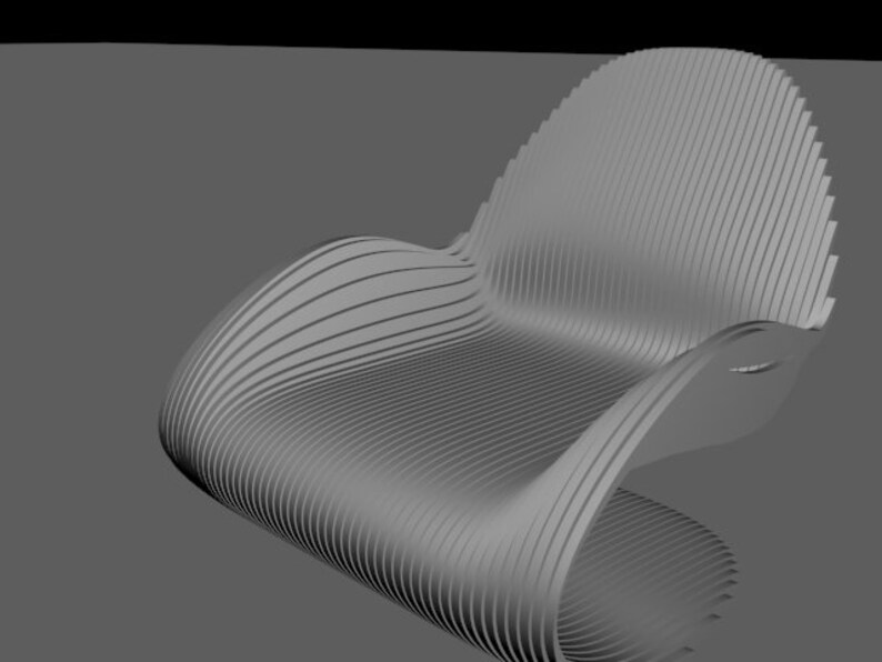 Parametric Chair,parametric Design,wood Furniture,cnc Machine,cutting ...
