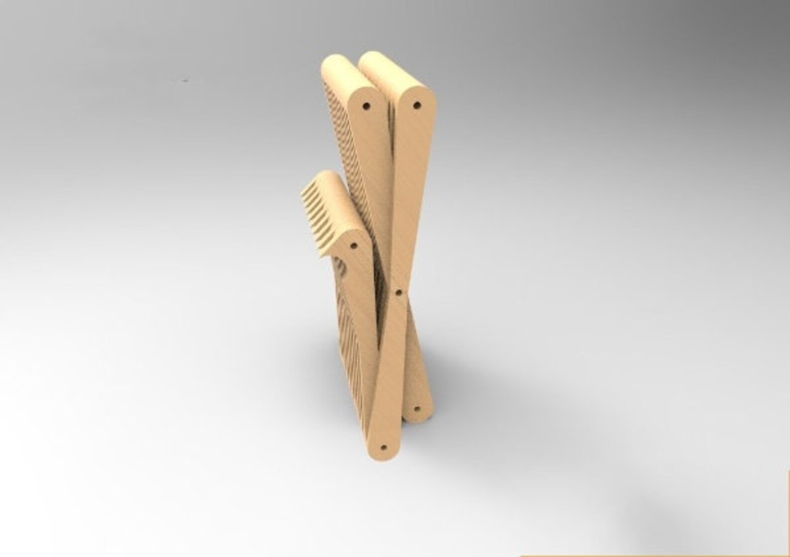 CNC CUTTING FILE Wooden Folding Stool, Cnc Stool, Laser Cut Files, Cnc ...