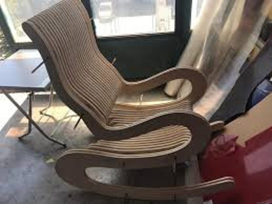 Parametric Rocking Chair, Cnc Files, Dxf Files, Chair Cnc, Cnc ...