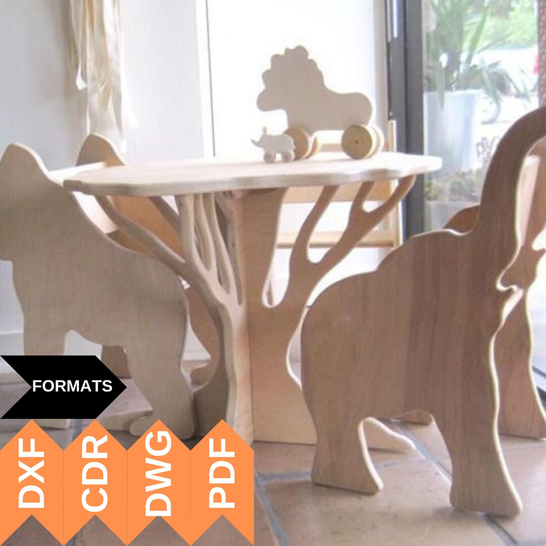 CNC CUTTING FILE Wooden Nursery Furnitures, Cnc Nursery Furnitures ...