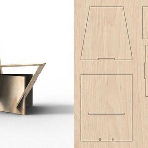 Cnc Router Cutting Files,cnc Chair Files,wooden Chair Drawing Files,dxf ...