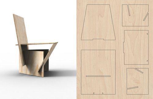 Cnc Router Cutting Files,cnc Chair Files,wooden Chair Drawing Files,dxf ...