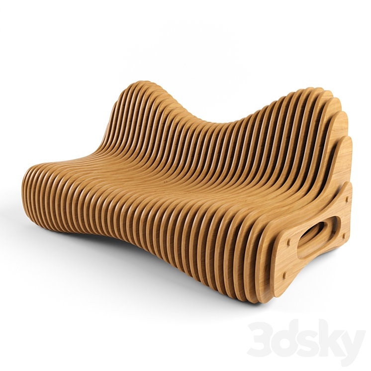 Parametric Desing,wood Bench Model,cnc Cutting Files,cnc Router,cutting ...