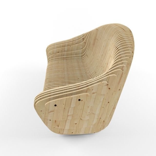 Parametric Design,cnc Machine,wood Bench Model,cutting Machine File,dxf ...